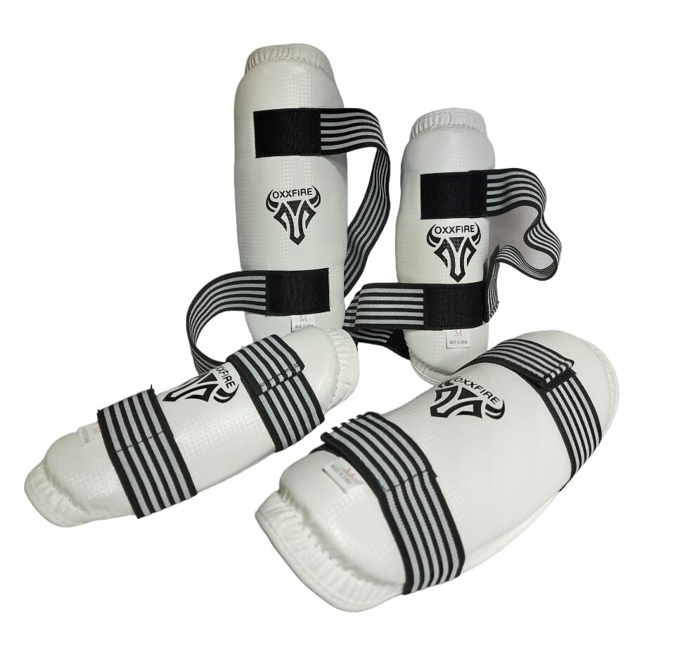 Щитки для тхэквондо / защита голени и рук - размер М