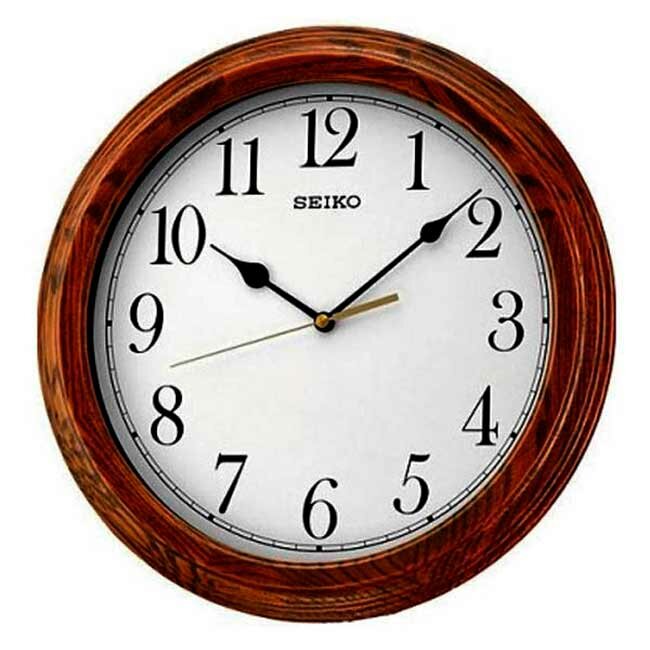 Настенные часы QXA528BN из дерева