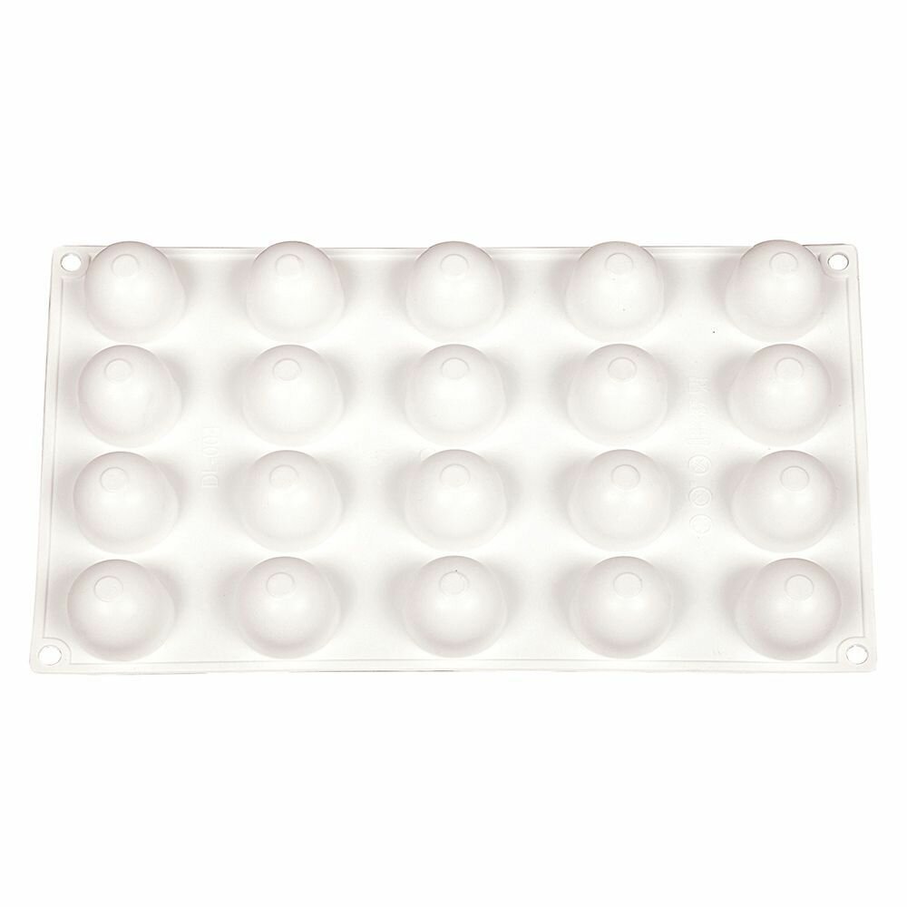 Форма силиконовая "Купол" 20 ячеек 3,5х3,5см h-3см