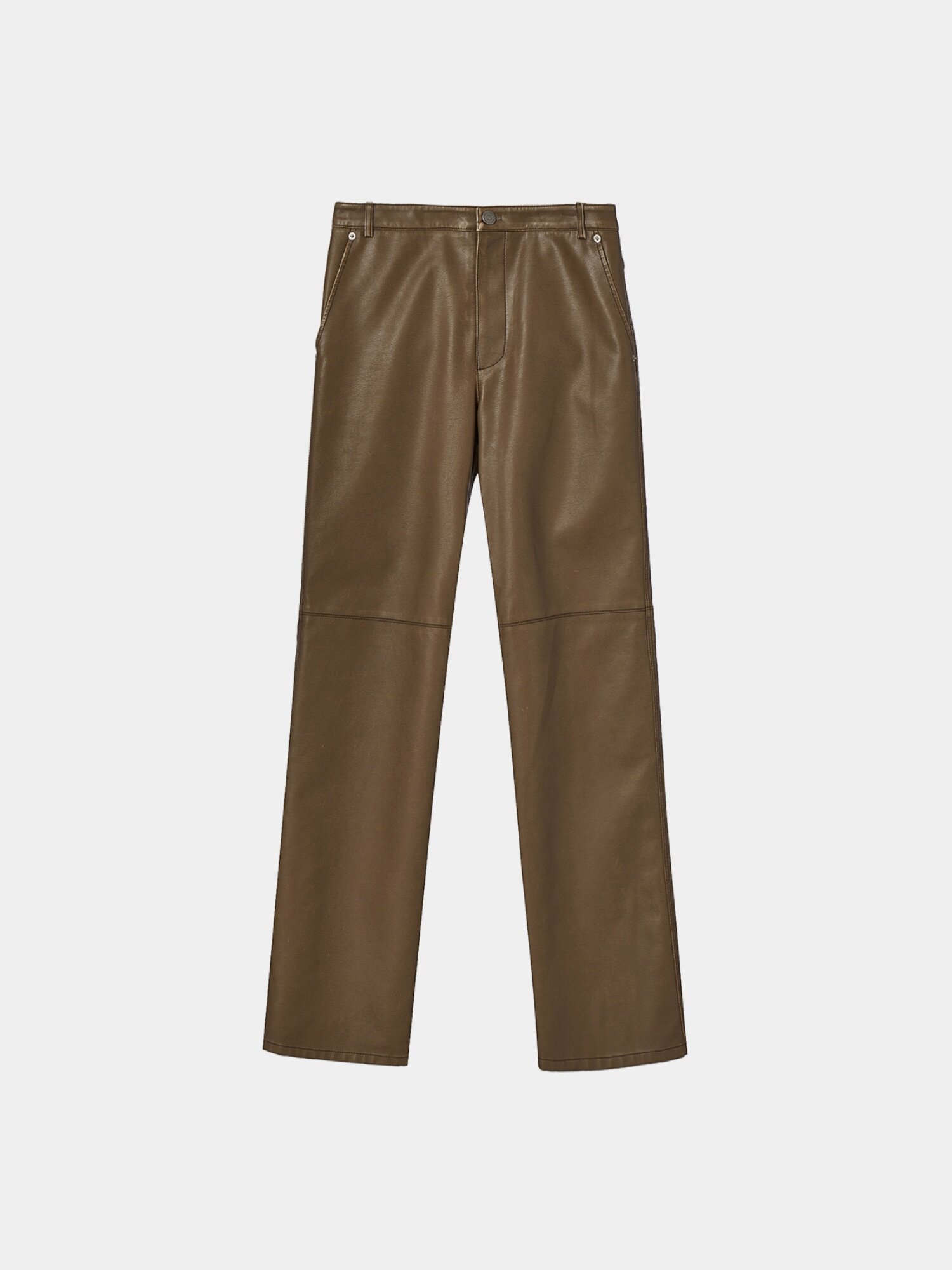 Брюки Eco-Leather Straight