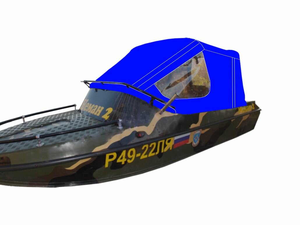 Неман-2. Тент ходовой на штатное стекло