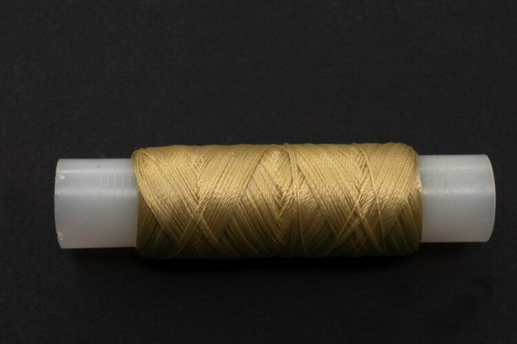 Нить для бисера Титан 100 диаметр 0,1мм, длина 100м, цвет 2552 песочный светлый, полиэстер, 1030-439, 1шт