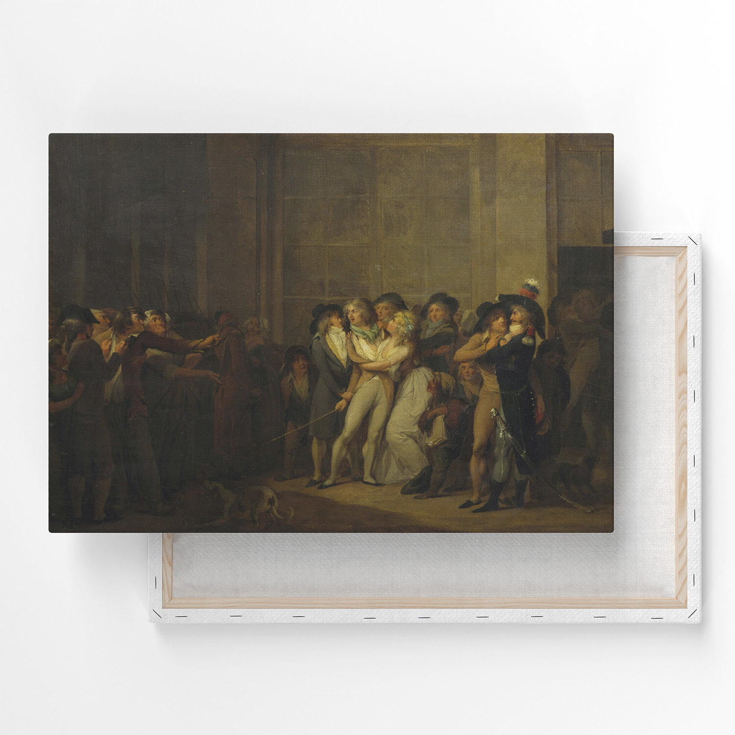 Картина на холсте, репродукция / Луи-Леопольд Буальи - The Arrest / Размер 80 x 106 см