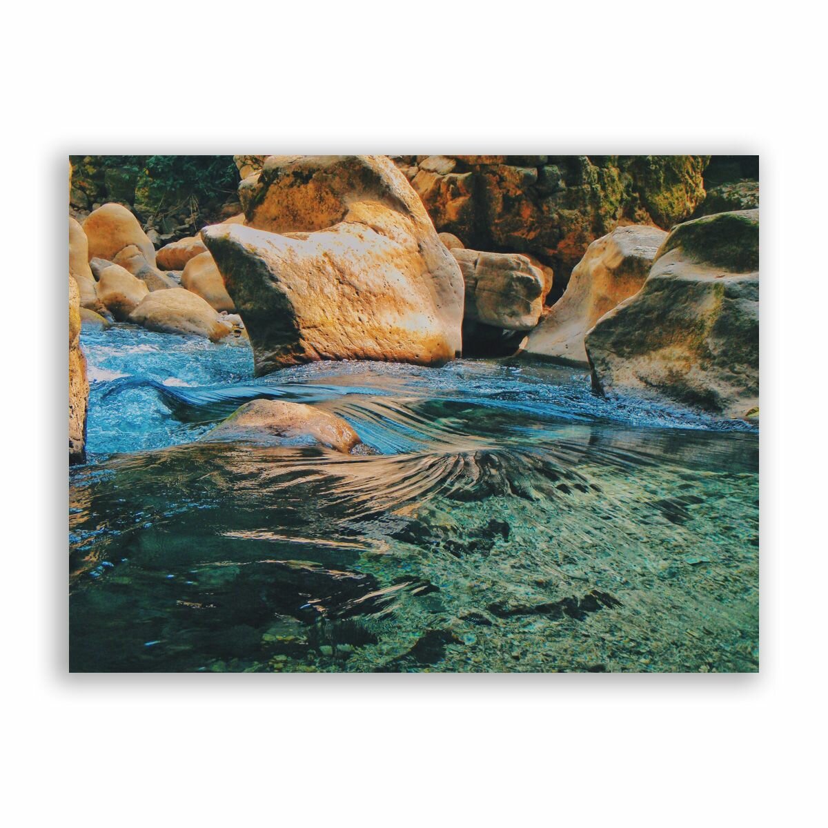Постер, плакат на бумаге / Природа Мексики - Море / Размер 40 x 53 см