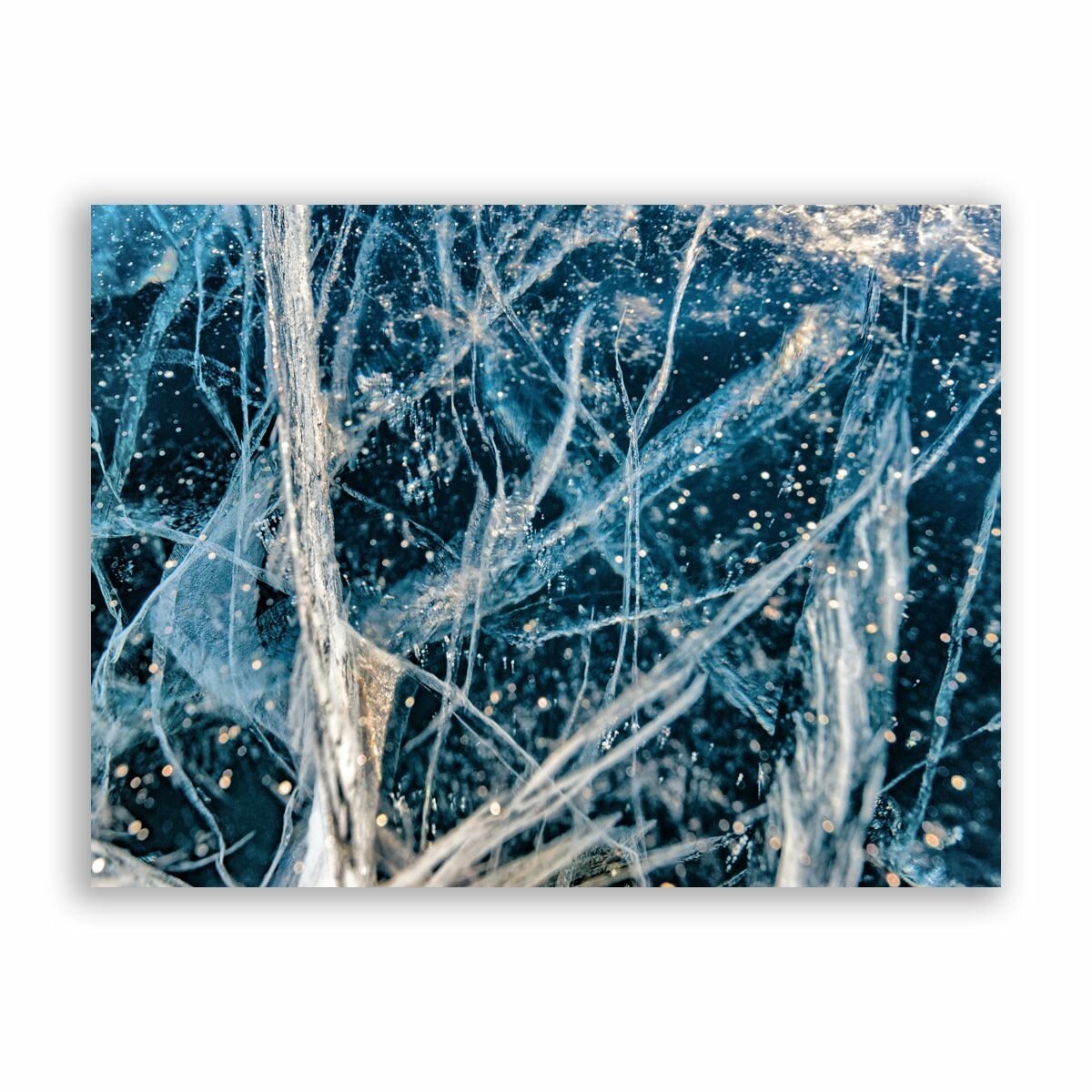 Постер, плакат на бумаге / Природа России - Байкал / Размер 80 x 106 см