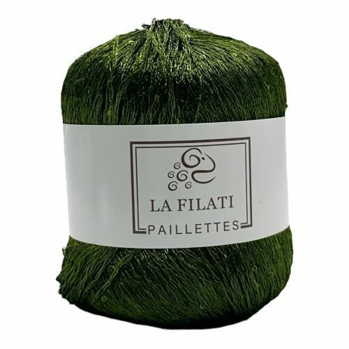 Пряжа Пайетки Ла Филати, Paillettes La Filati (111), 50г, 275м, 100% полиэстер (2 шт.)
