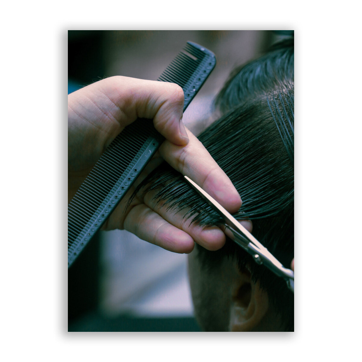 Постер, плакат на бумаге / Для Барбершопа / Размер 60 x 80 см