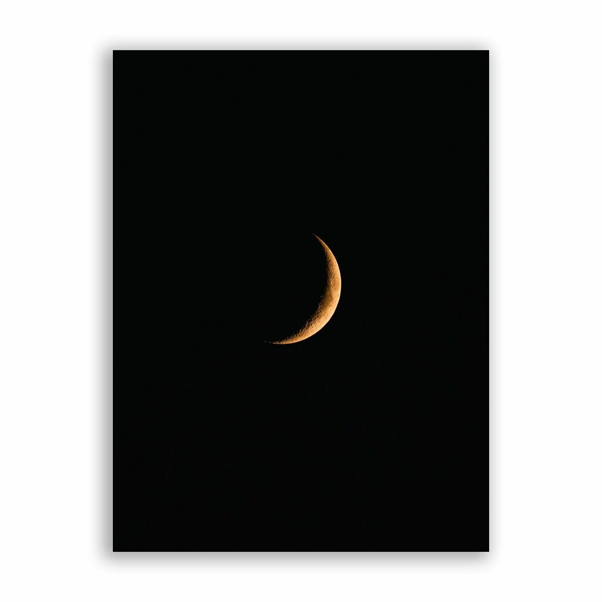 Постер, плакат на бумаге / Moon / Луна / Размер 60 x 80 см
