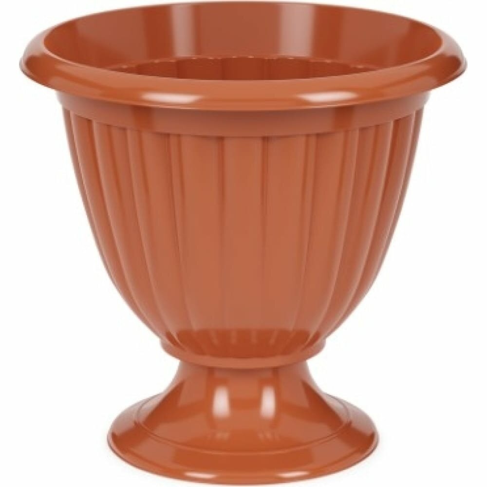 Вазон ЗПИ Альтернатива Жасмин 12л коричневый М1557, для выращивания растений