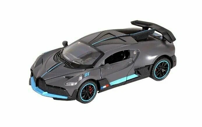 Машинка металлическая коллекция 26 см 1:18 Bugatti Divo