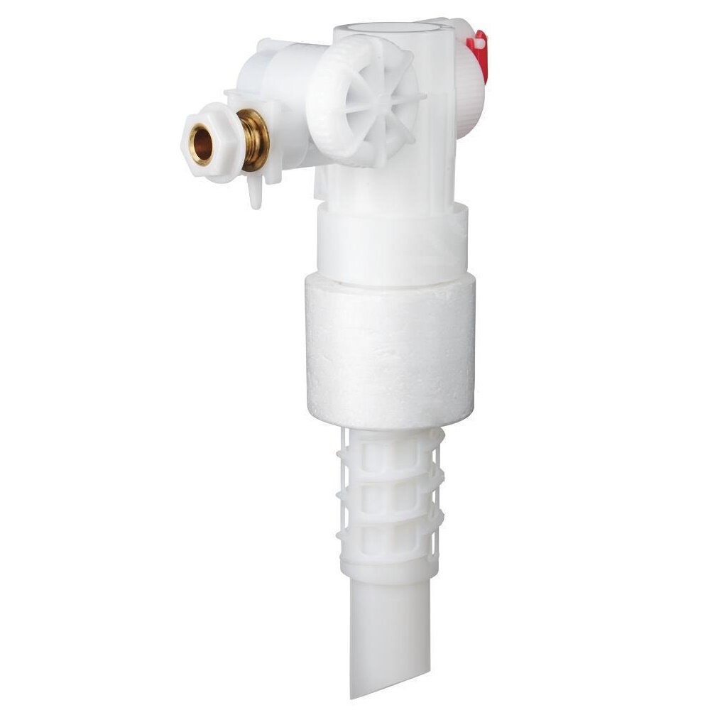 Заливной клапан Grohe (Грое) 43537000, белый, боковой впуск 3/8", для инсталляции