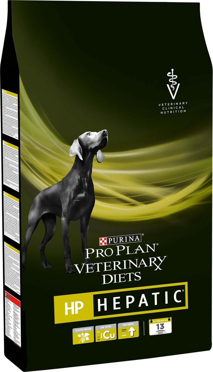Pro Plan Veterinary HP Hepatic 3 кг сухой корм для взрослых собак при хронической печеночной недостаточности