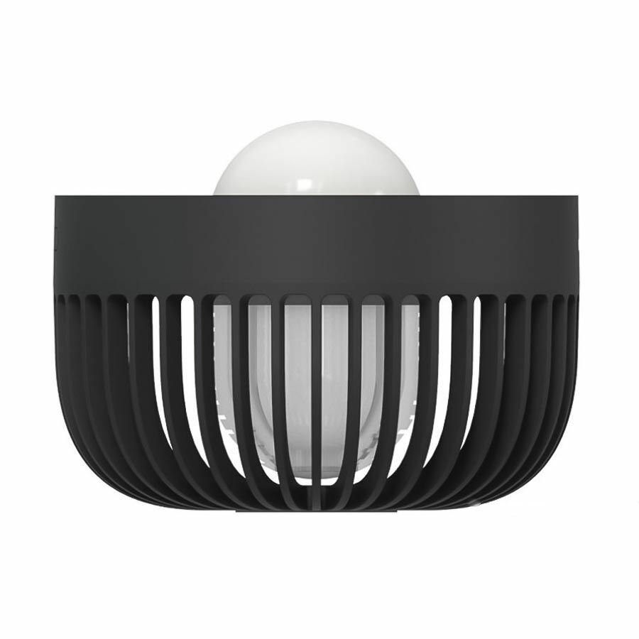Лампа-фумигатор SOLOVE "Mosquito Lamp" 002D BLACK, 3в1, черная, 263г