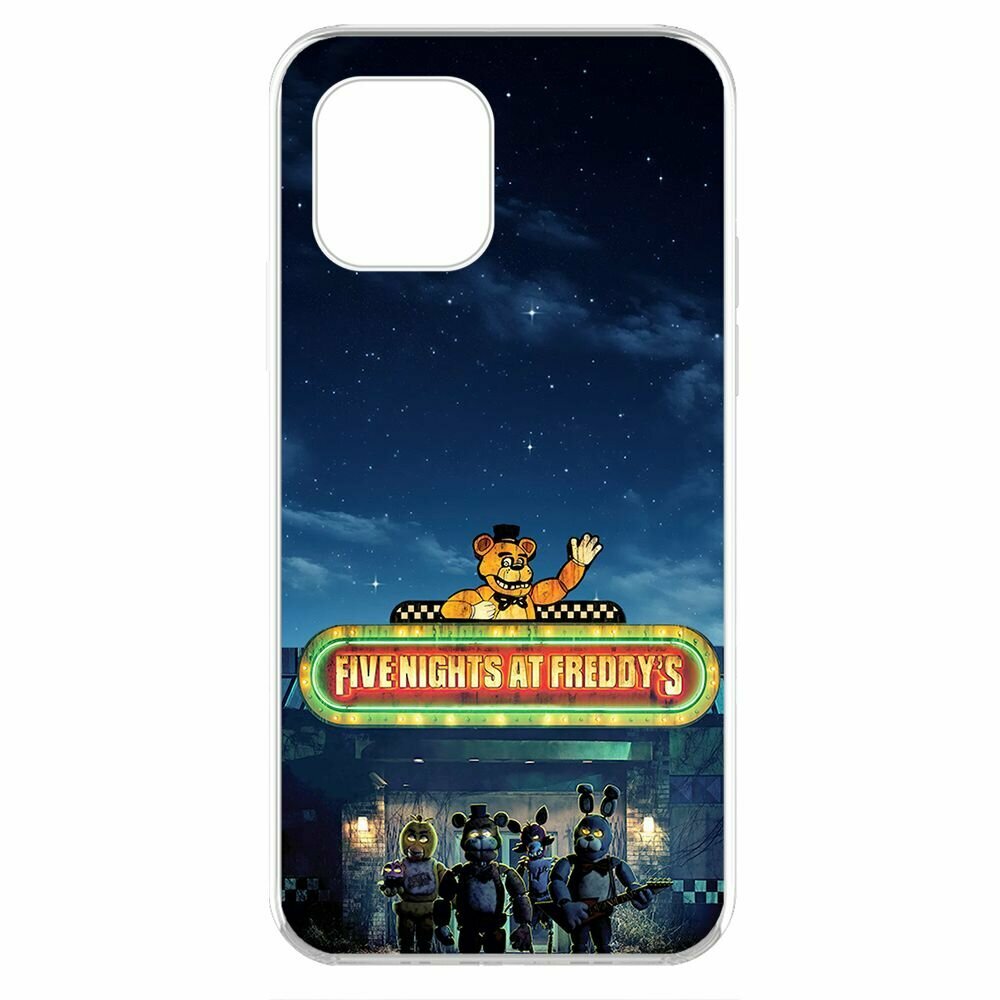 Чехол-накладка Krutoff Clear Case фнаф - Банда вместе для iPhone 11 Pro