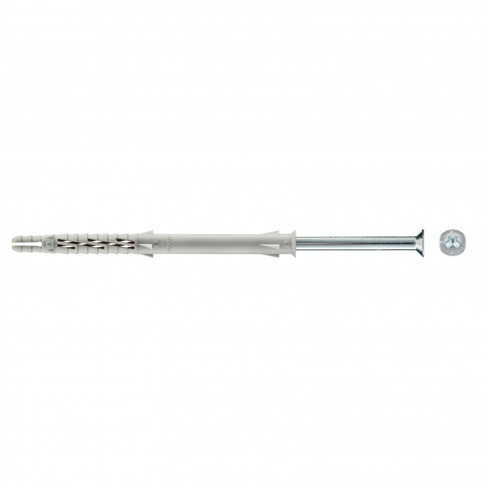 Фасадный дюбель с шурупом Tecfi потайная головка, шлиц TORX 10x140