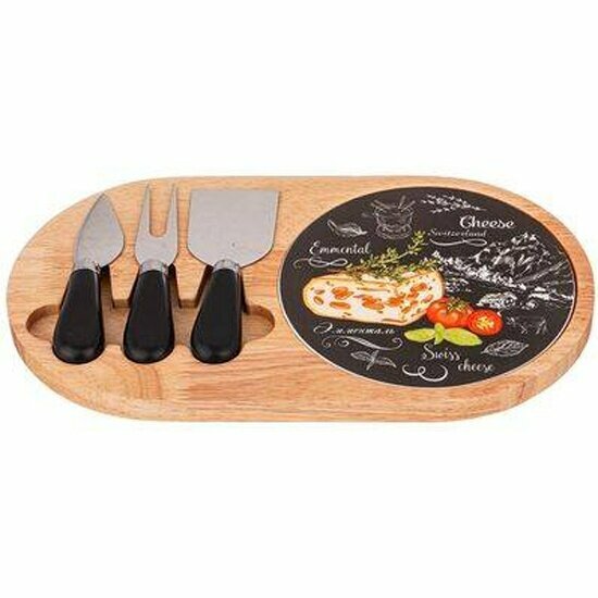 Набор для сыра Lefard "Секретные ингредиенты" 4 предмета, 30х17х2,5 см.