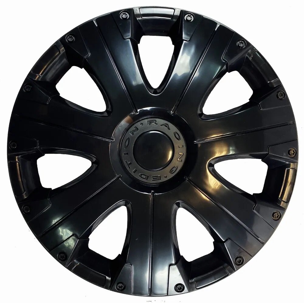 Колпаки R16 Расинг чёрные STAR 4шт