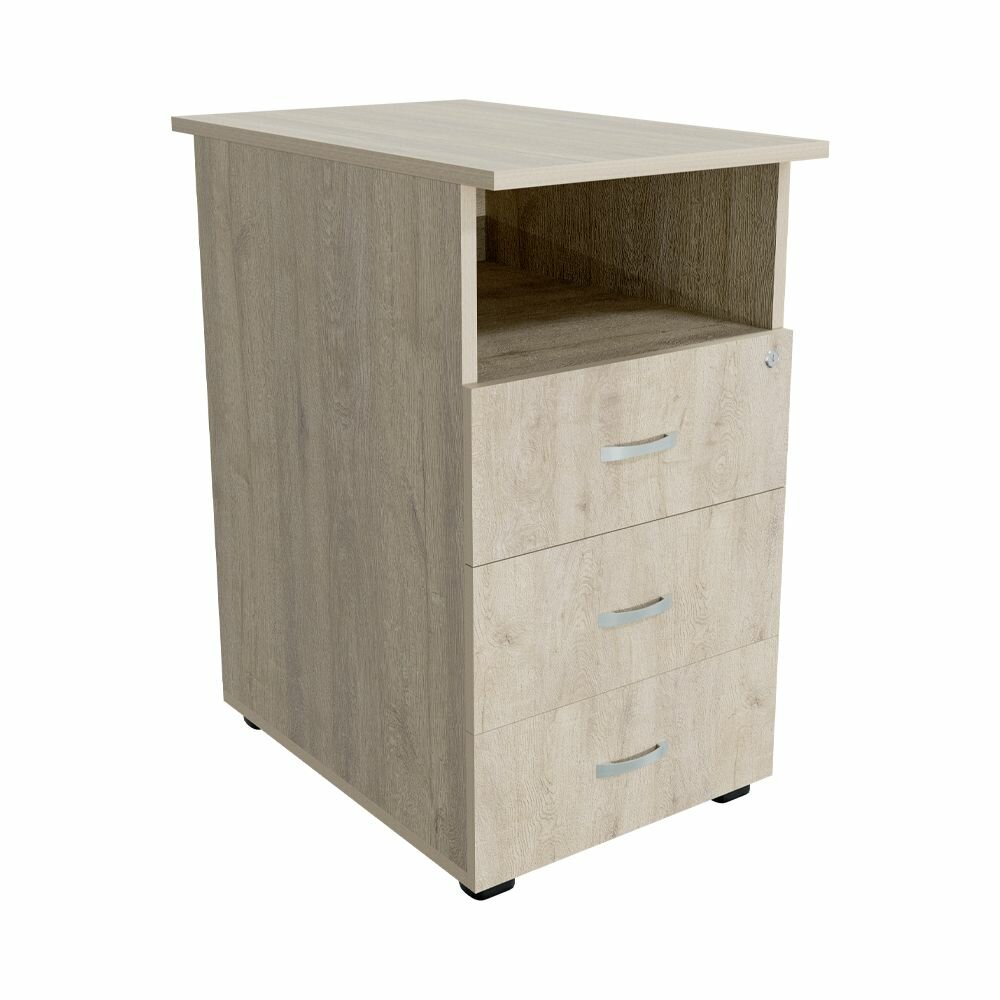 Тумба приставная с нишей ТФ221, р.400х600х750 мм, Дуб кронберг