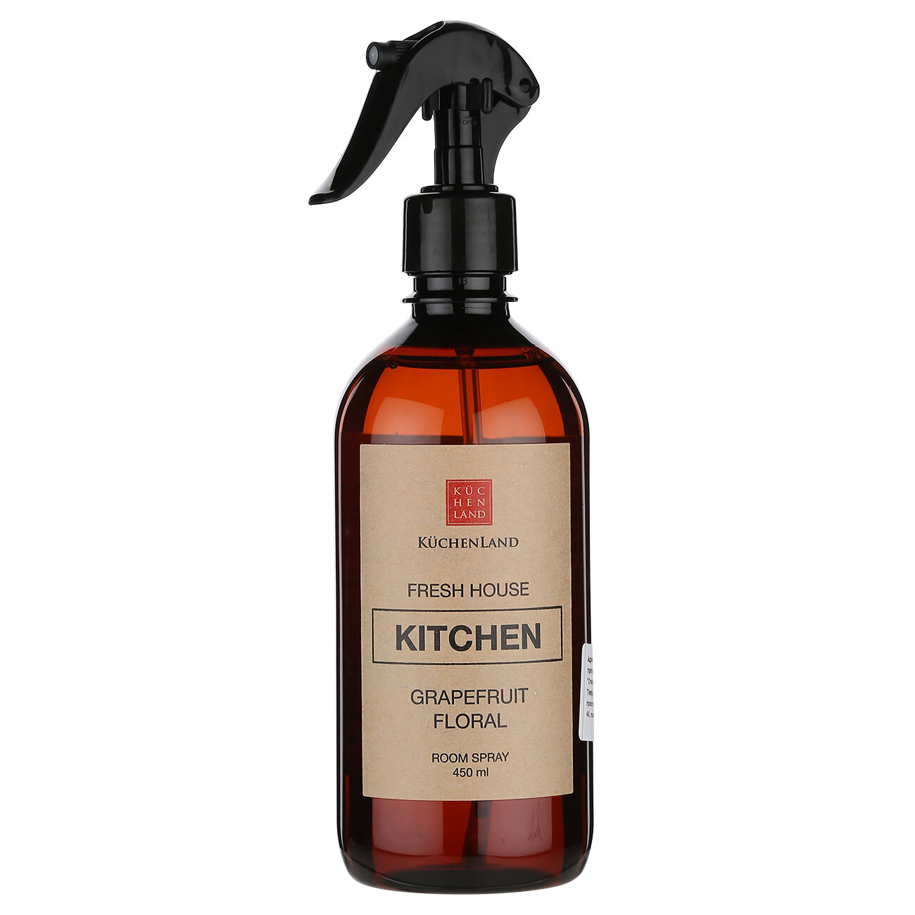 Спрей ароматический, 450 мл, для кухни, Grapefruit Floral, Fresh house, Kuchenland