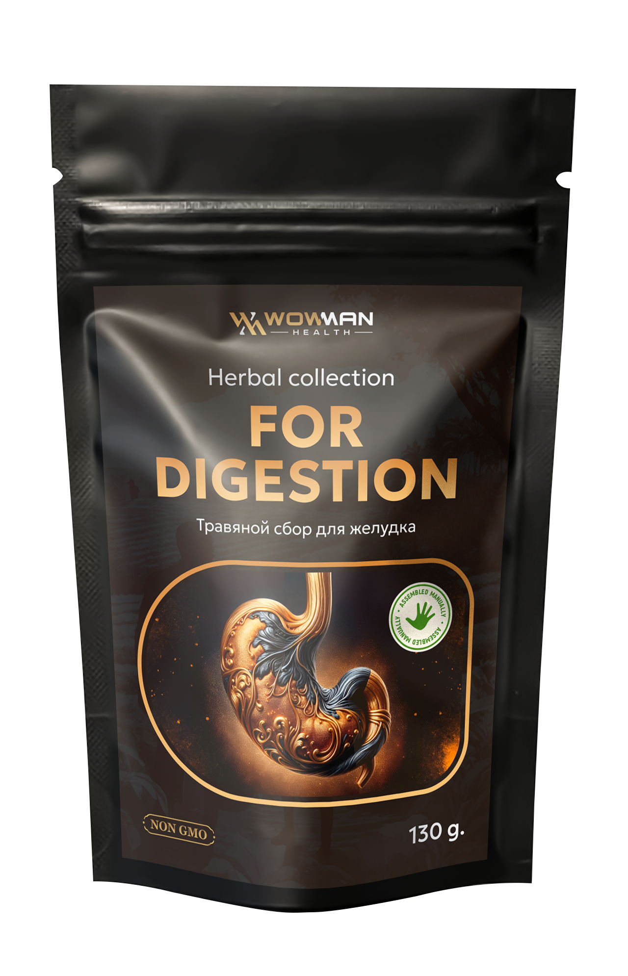 Травяной сбор для желудка Herbal collection FOR digestion 130 гр WowMan WMBEEAMAN1026