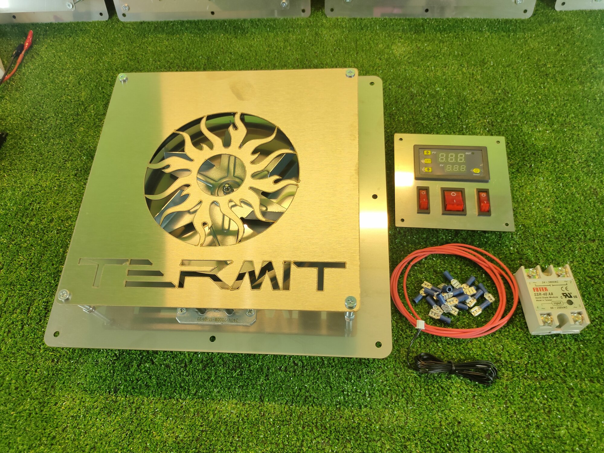 Конвекция для коптильни Termit ТЭН 2кВт+панель управления+твердотел 6кВт