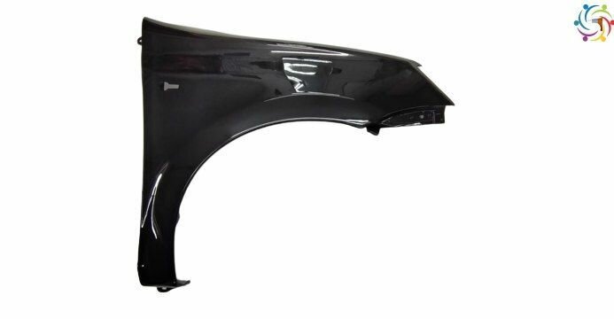 Пластиковое крыло правое Лада Гранта Калина 2, окрашенное в цвет Космос 665"сине черный"