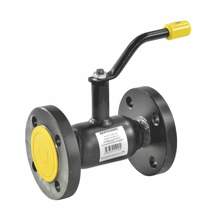 Кран шаровой сталь 09Г2С Ballomax КШТ 60.113 Ду 25 Ру40 фл L=160мм полнопроходной BROEN КШТ 60.113.025. А.40