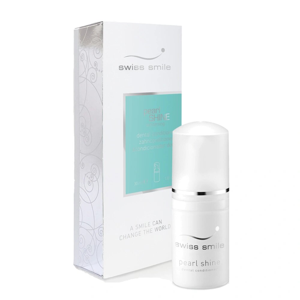 Ферментная пенка кондиционер для отбеливания зубов Swiss Smile Перламутровое сияние, 30 мл