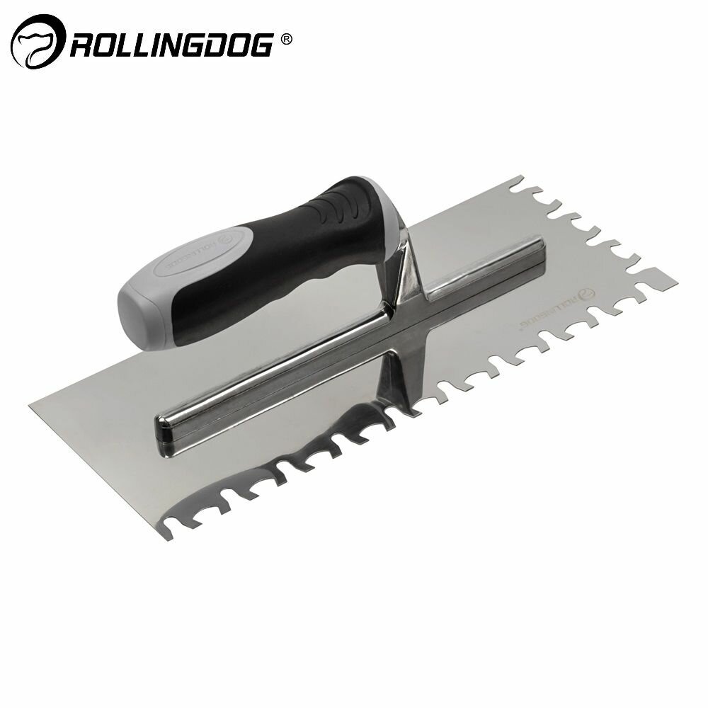 Гребенка Rollingdog 280х115мм, зуб тигровый коготь, серия Professional, арт.50144