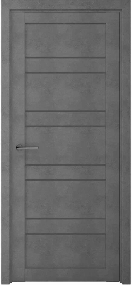 Двери Мегаполис дублин Бетон темный графит 800х2000 в комплекте коробка 2,5шт и наличник 5шт