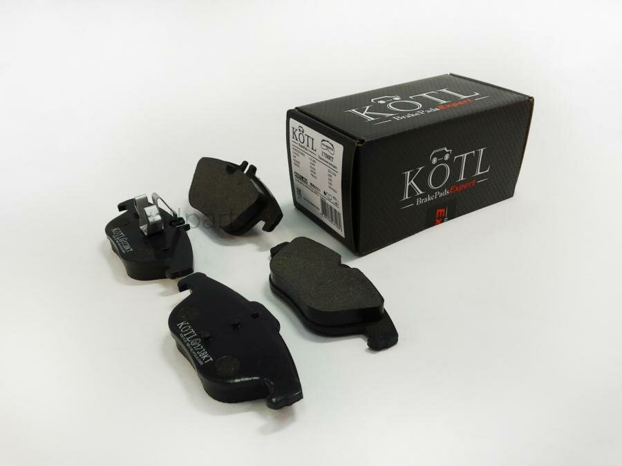 KOTL 1738KT Колодки тормозные дисковые задние к-т MERCEDES W204/X204 07-
