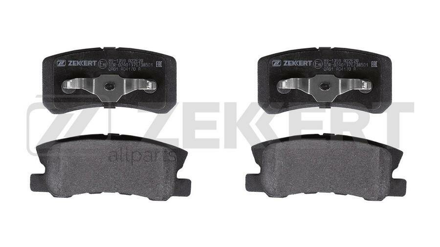 ZEKKERT BS-1359 Колодки торм. диск. задн. Mitsubishi Lancer X 08- Outlander II 06- Pajero III IV 00- Peugeot 400