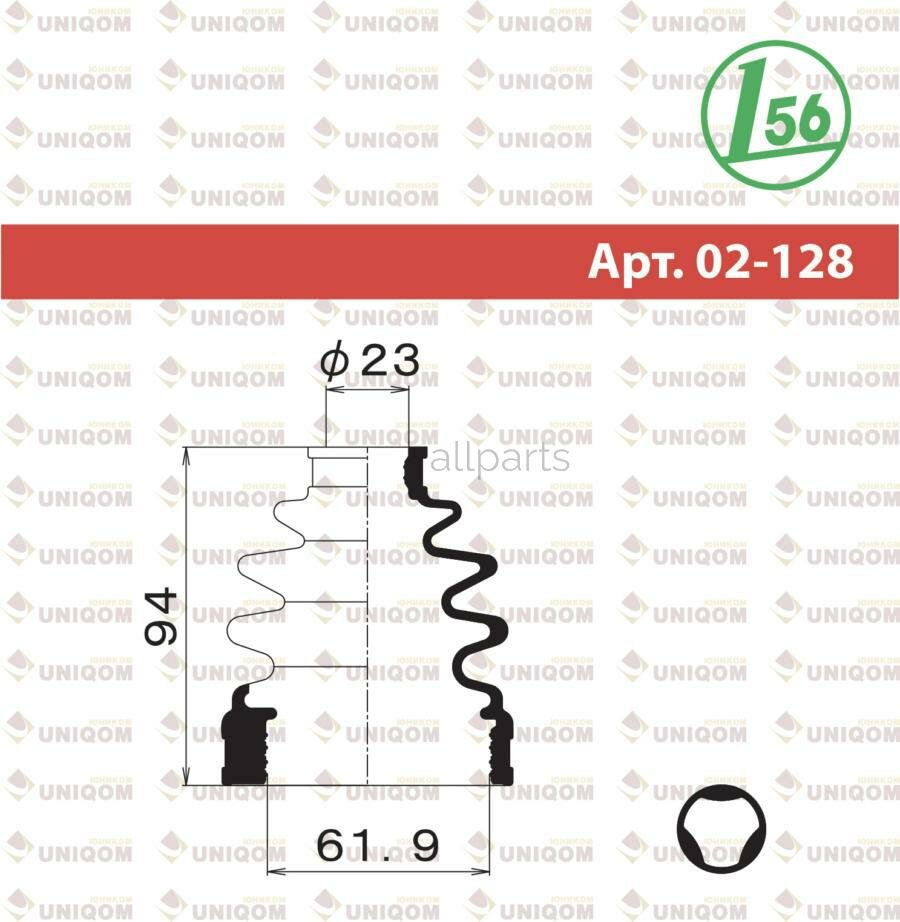 MARUICHI 02-128 Пыльник шруса Hyundai Elantra 10-16 / ix35 09-15