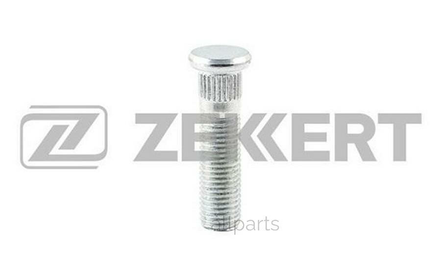 ZEKKERT BE-4124 Шпилька колесная M12 x 1 5 L=51 D=12 5 Цинк