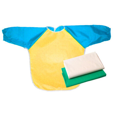 Набор для труда №2 100% полиэстер - практичный комплект для уроков и творчества цвет 3897 желтый фартук