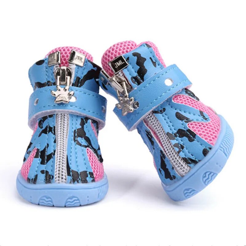 Бreathable Mesh Dog Shoes Rose Pink Beauydog