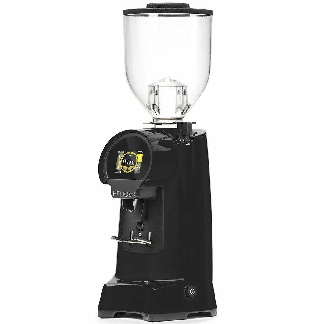 Кофемолка Eureka Helios 65 Matt Black для общепита, отсек 1.2 кг, 0.28 кВт, 18 кг/ч, 1370 об/мин. 220 В.