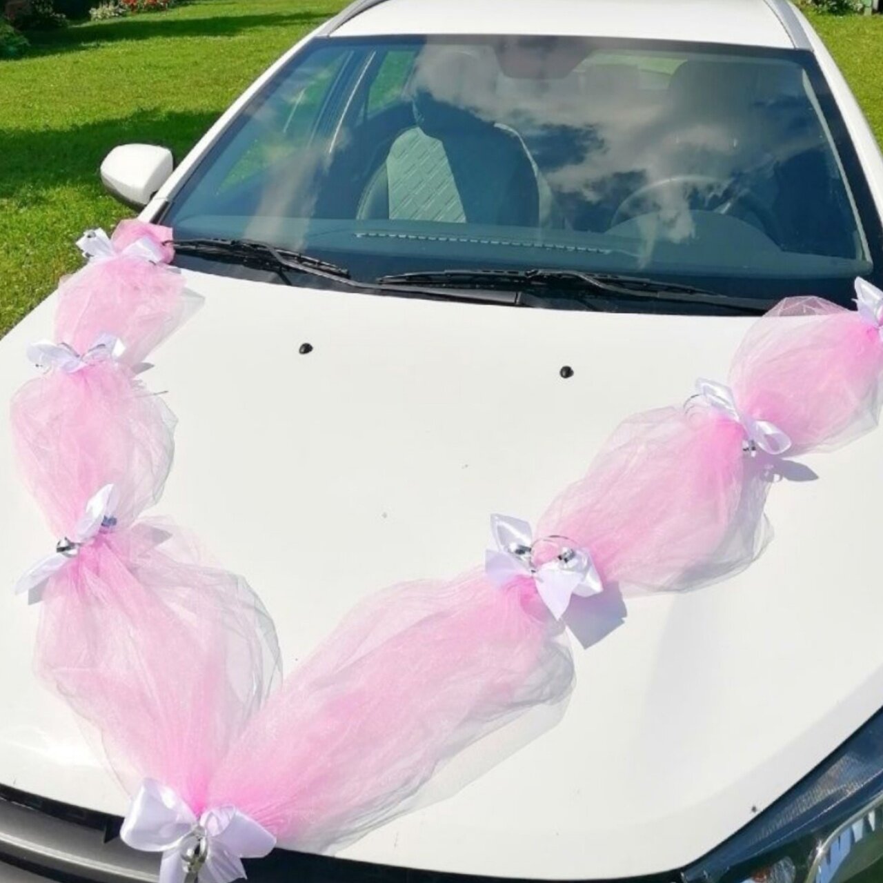 Лента свадебная на машину.