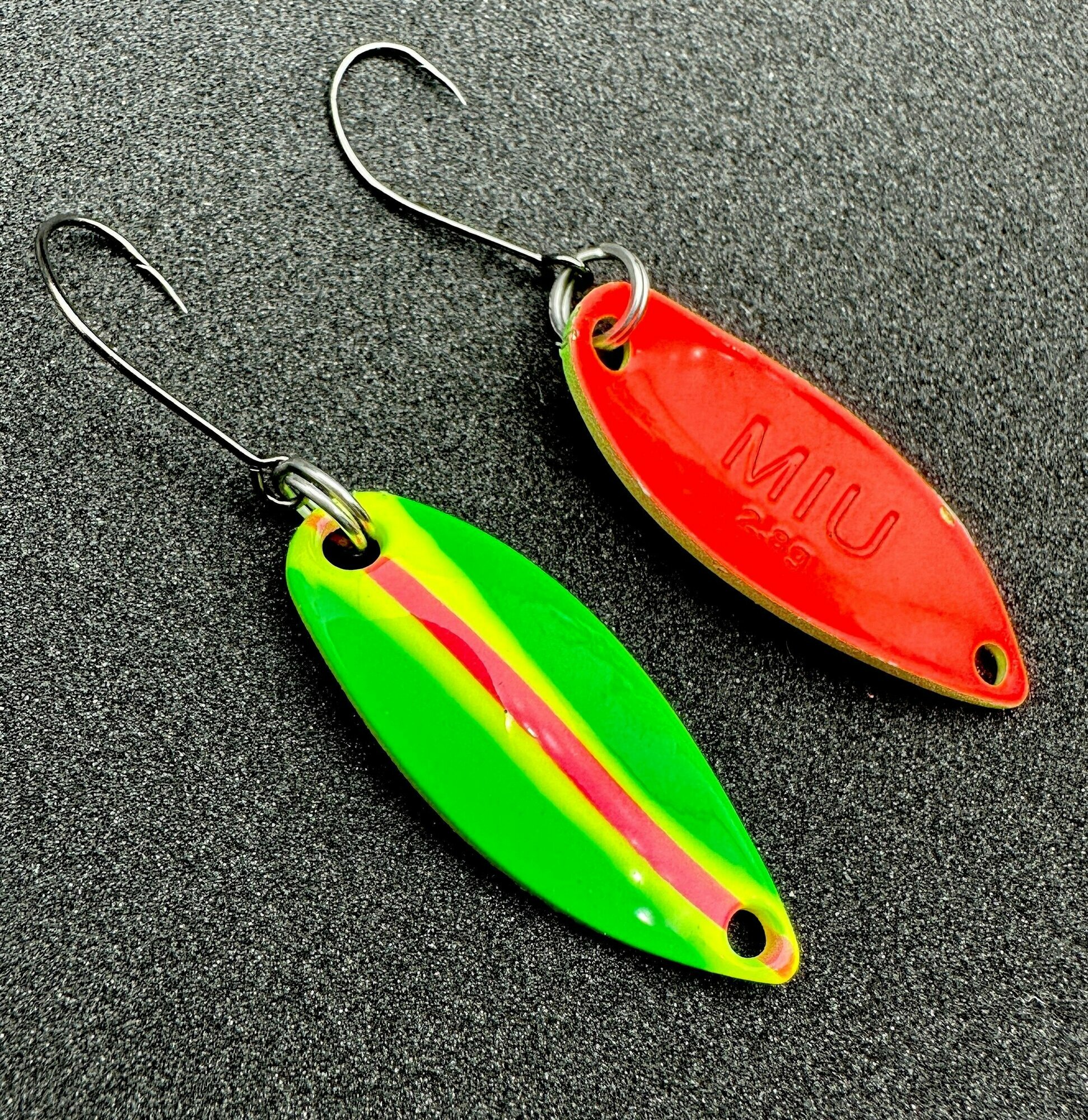 Блесна форелевая MIU Forest 2.8g микро колебалка ультралайт для спиннинга на форель, окунь, голавль, жерех, хариус, щуку, красноперку/ колеблющиеся блесна