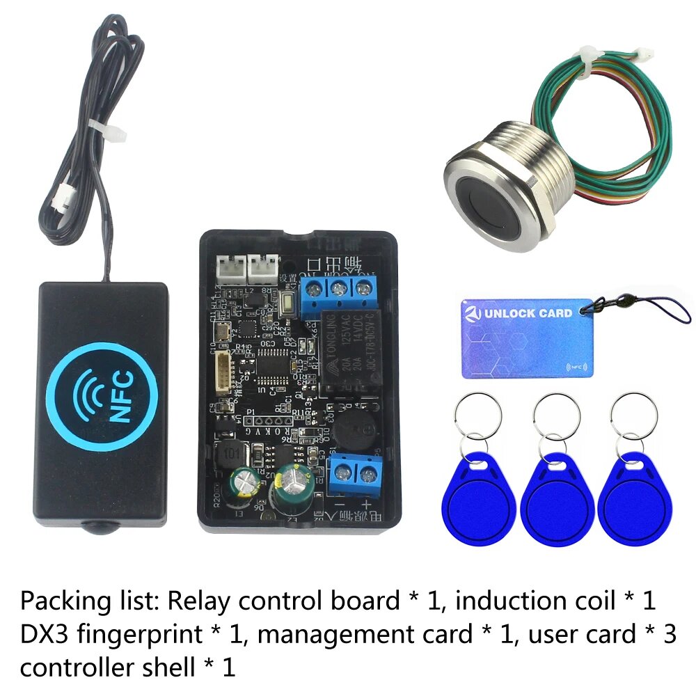 Модуль реле контроля доступа DX-130D DX3 and NFC