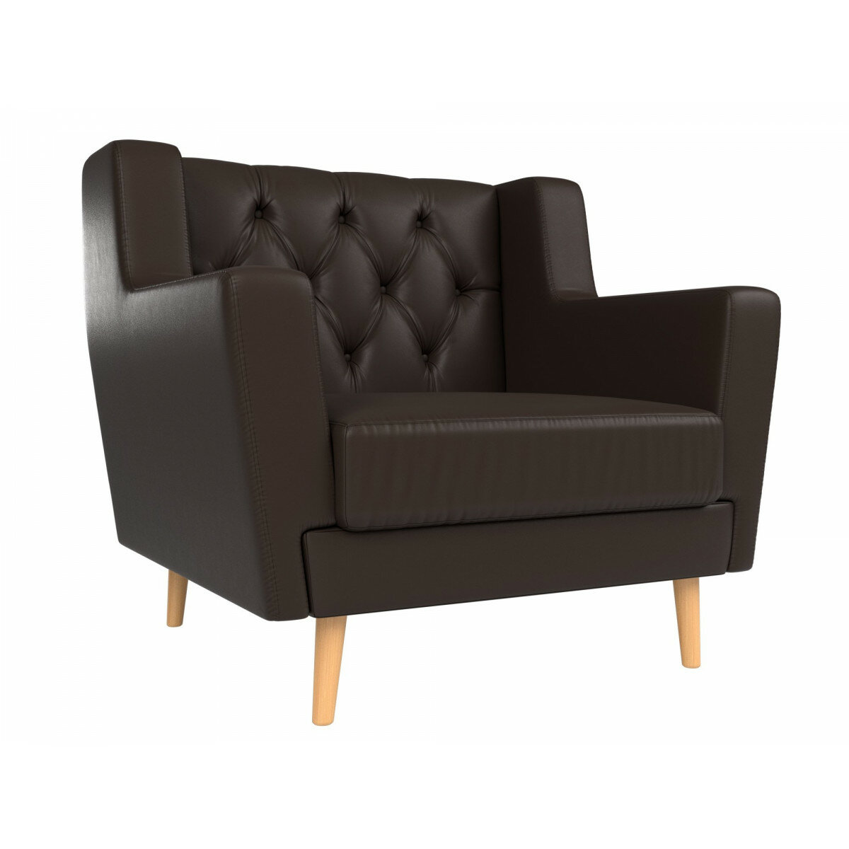 Кресло Брайтон Люкс, Экокожа, Модель 108910