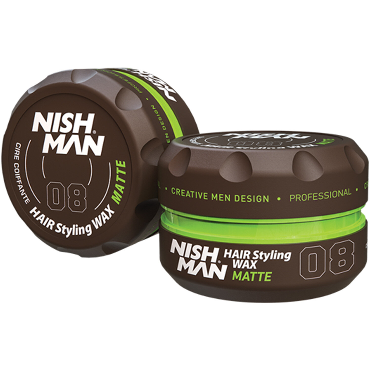 Воск для волос NISMAN HAIR STYLING MATTE LOOKING WAX 08 Аромат: черная ваниль (матовый эффект), 150 мл