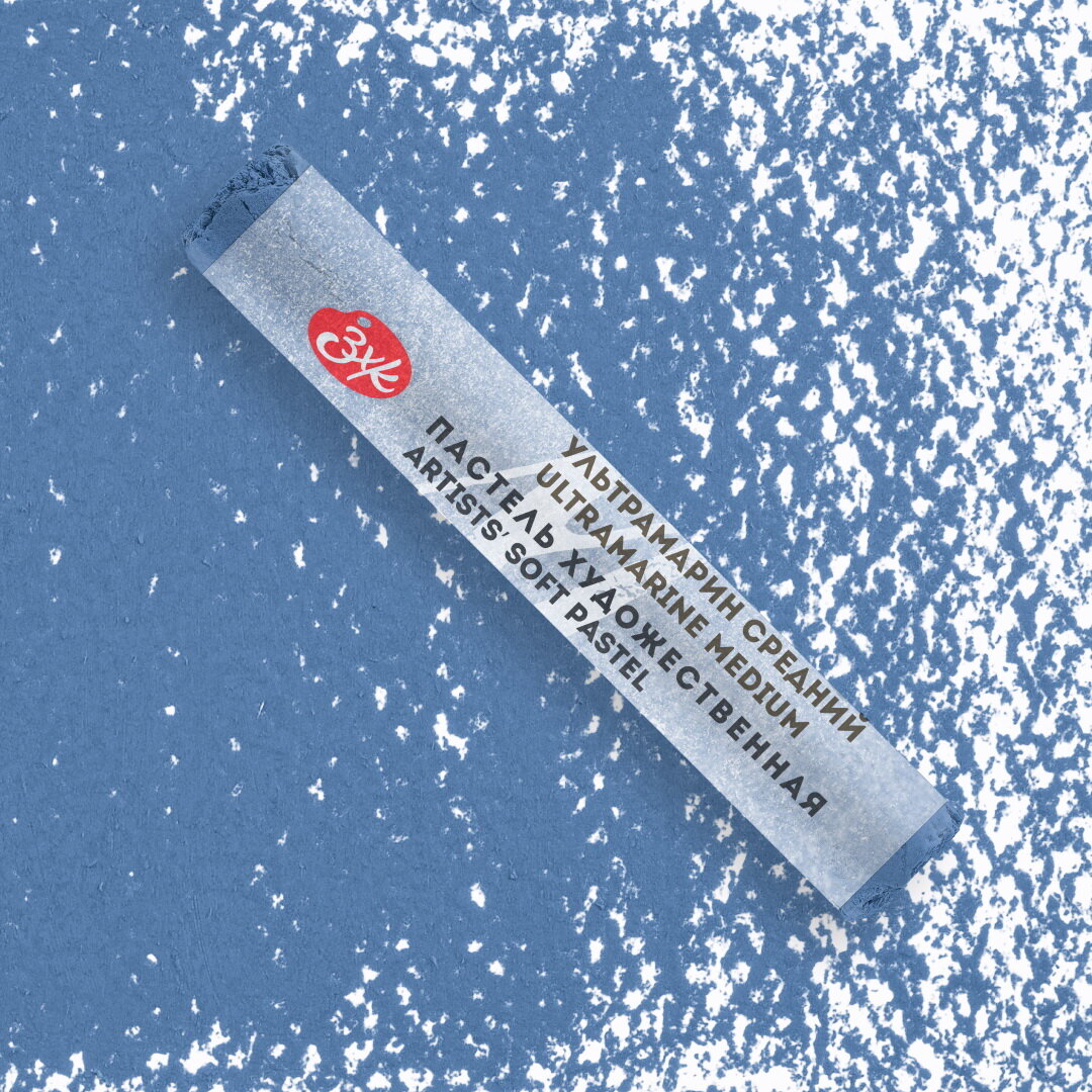 Пастель сухая круглая мастер-класс цв.№546 ультрамарин средний