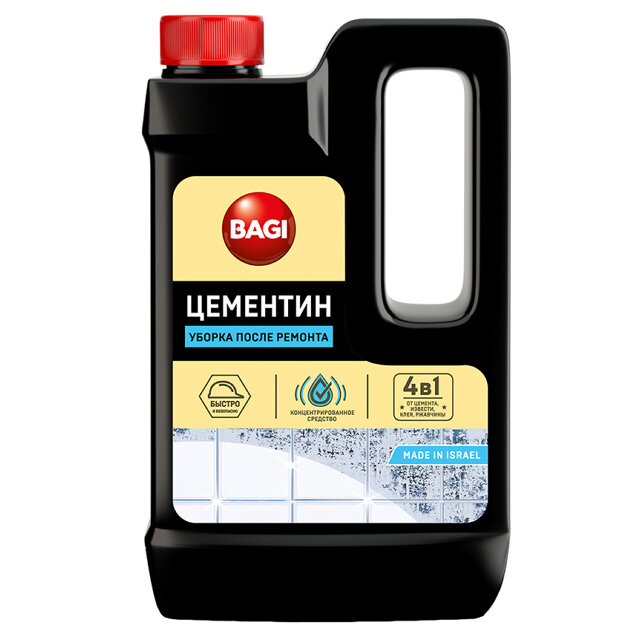 Средство чистящее баги Цементин 500мл для удаления цемента и извести