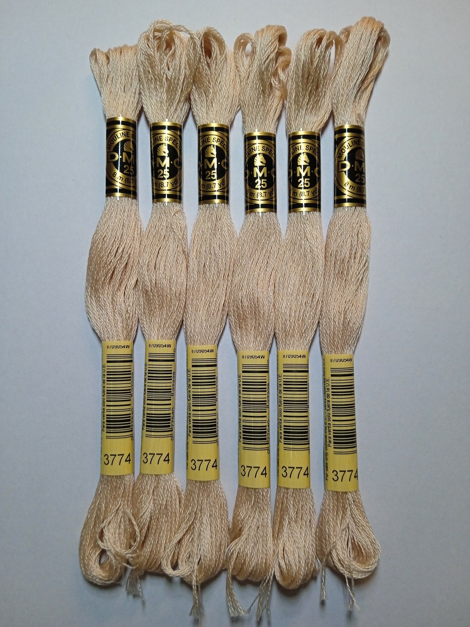 Набор ниток мулине, 8 м, 6 шт DMC-3774_6