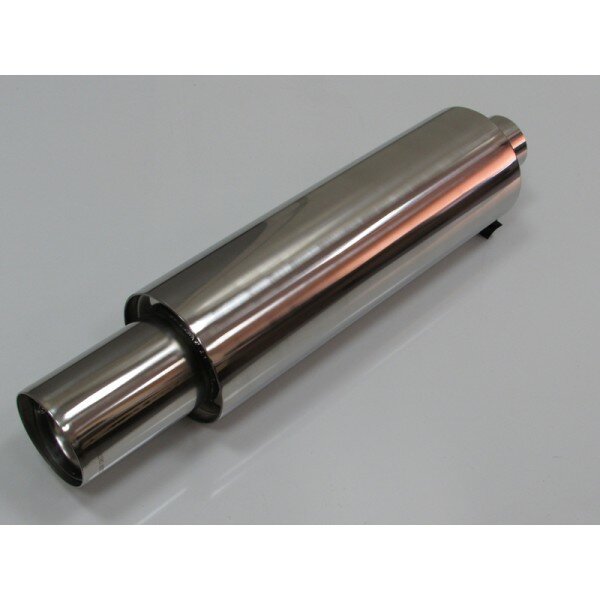 Глушитель прямоточный, спортивный HJ-A119 (нержавеющая сталь) (6047)