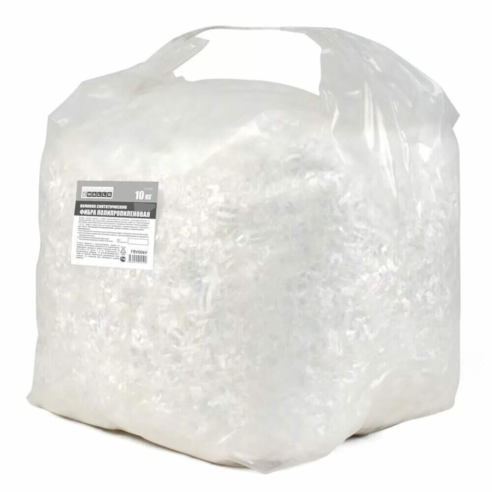 Фиброволокно, полипропилен, 12 мм, 10 кг, 4Walls
