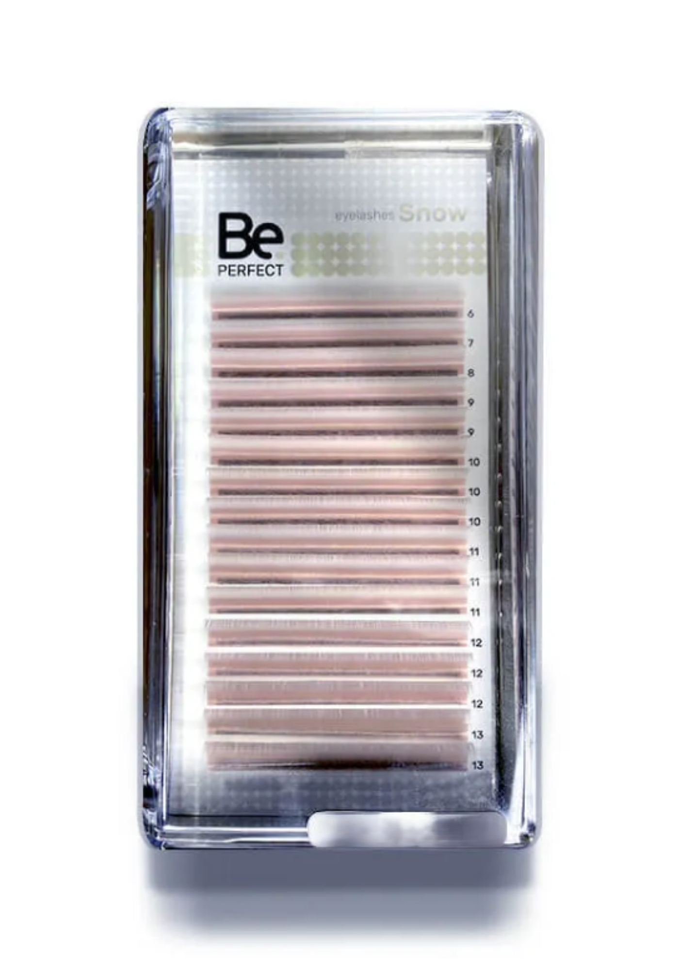 Цветные ресницы Be Perfect Snow MIX D 0.10 6-13 mm (16 линий)