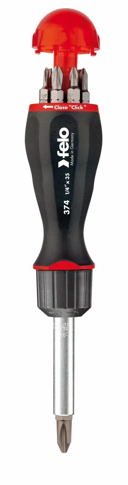 Отвертка с реверсивным механизмом с набором бит SL Felo 37420405