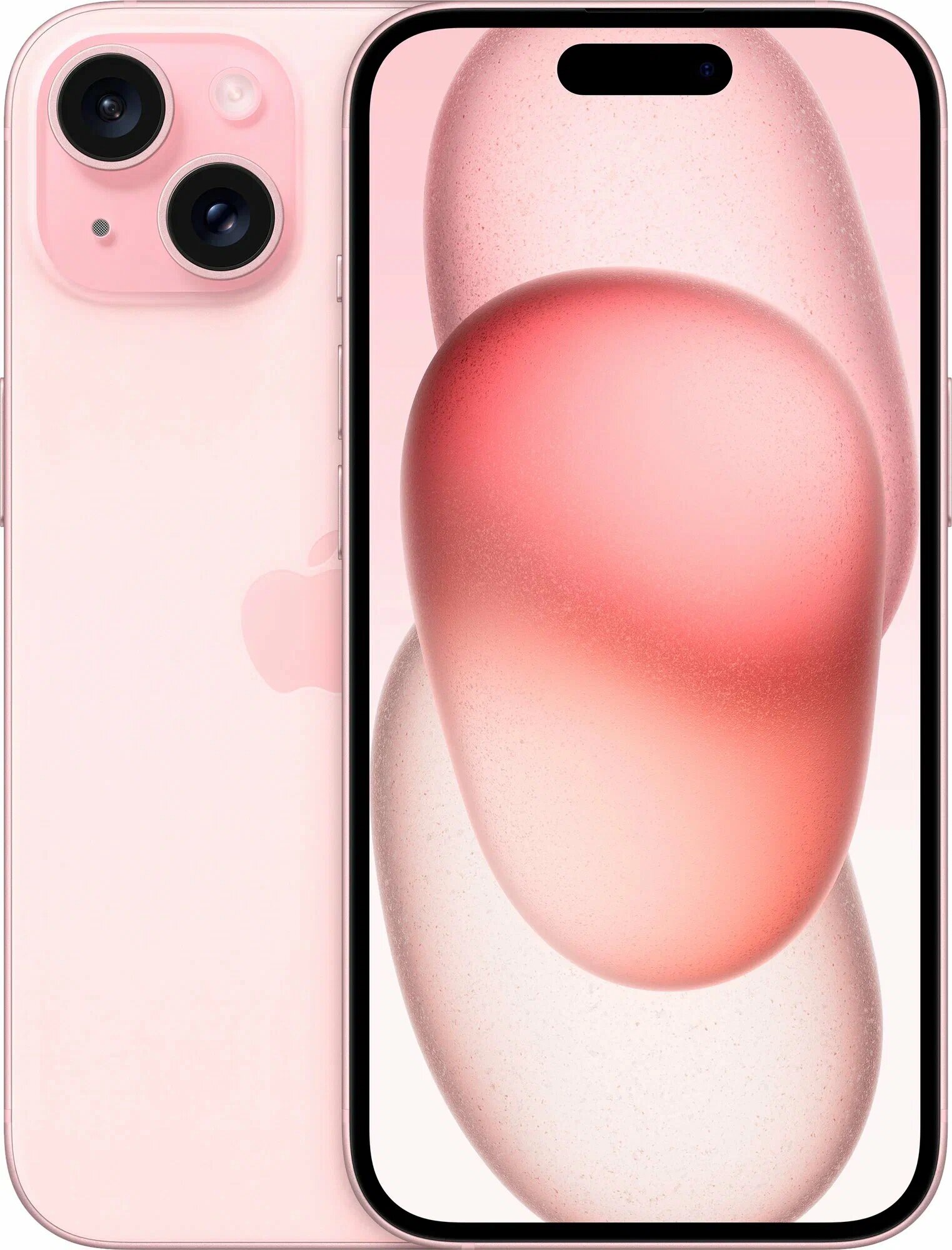 Смартфон Apple iPhone 15 256 ГБ, Dual: eSIM, розовый ( pink )